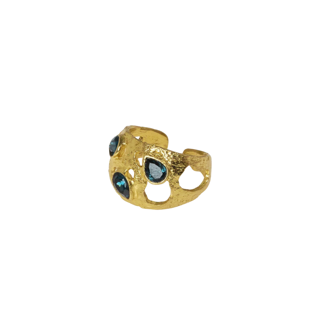 Corinne Ring in Montana Blue – Baba Jewelry
